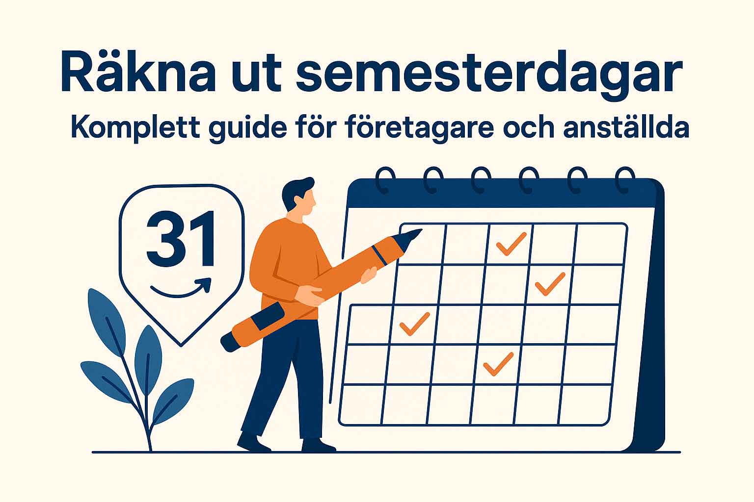 Räkna ut semesterdagar – Komplett guide för företagare och anställda ...